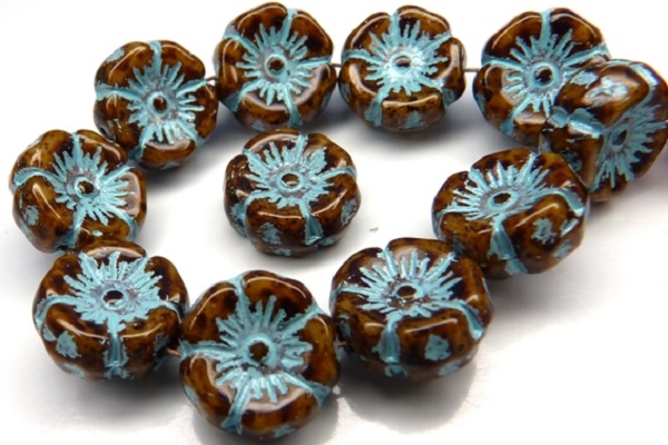 Bloem, Flower, Kelkje, Tulip Petals | Czech glaskralen