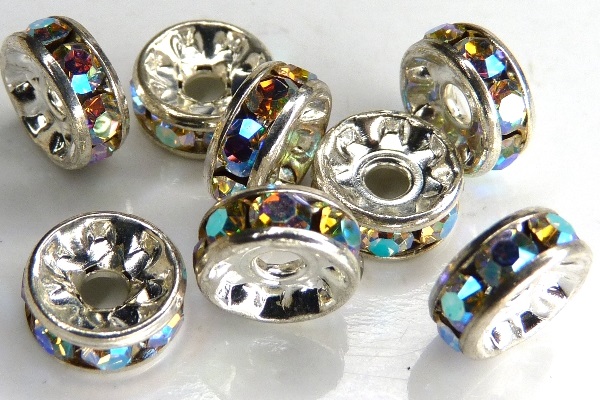 Strass Rondellen | Czech glaskralen
