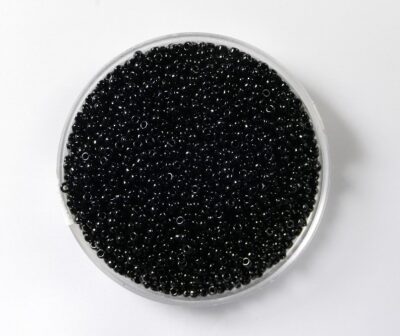 M-15-0401 Black Miyuki Rocailles 15/0 10 gram | Czech glaskralen